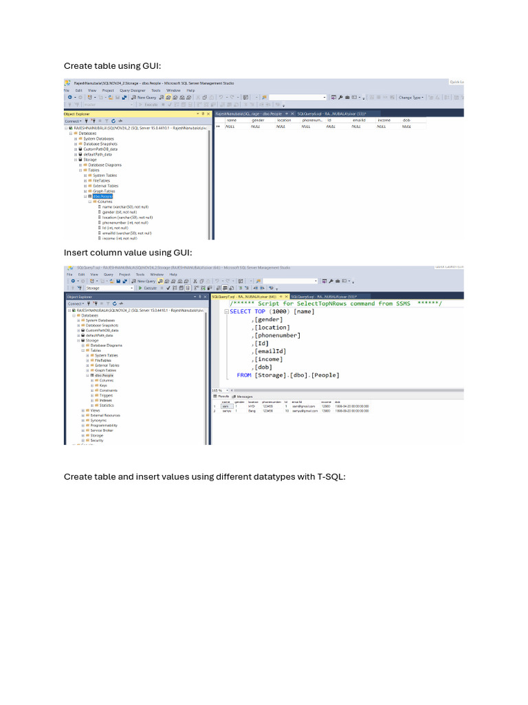 SQL - Dba - Excercise 3 | PDF