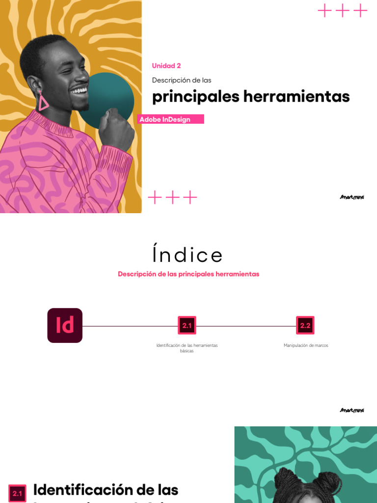 Descripción de Las Principales Herramientas | PDF | Adobe InDesign | Ventana (informática)