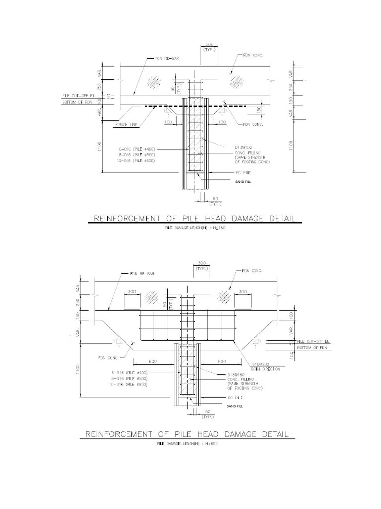 Pile Damage Treatment | PDF