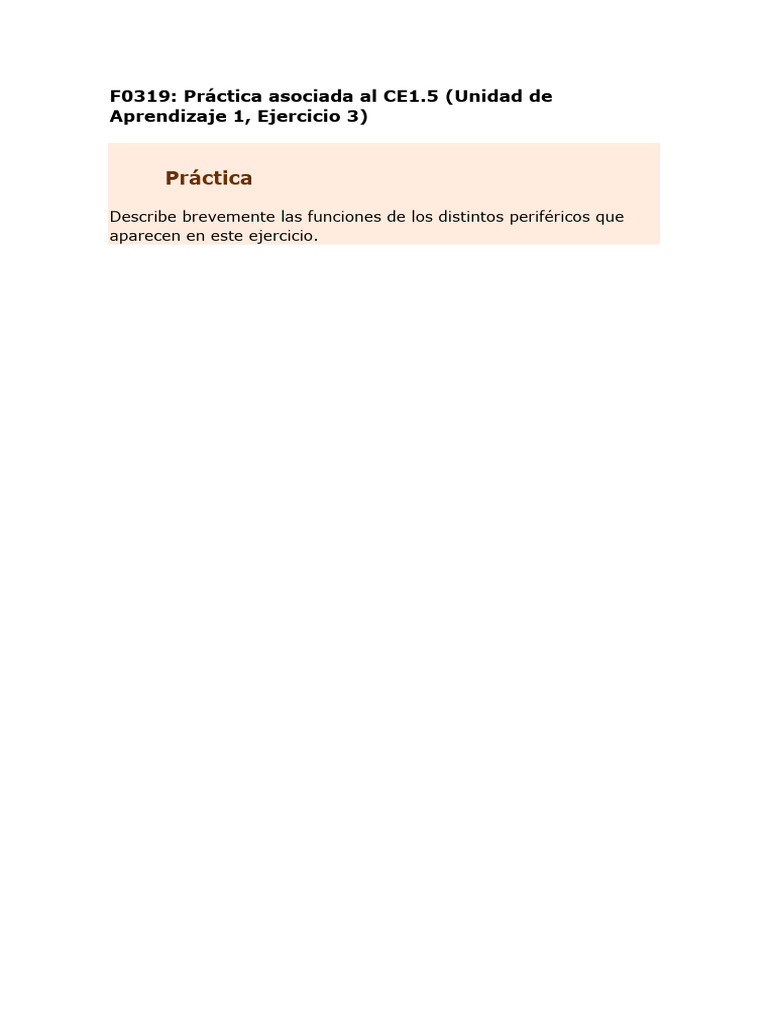 UF0319 Practica Asociada Al CE1.5 UA 1 E 3 | PDF