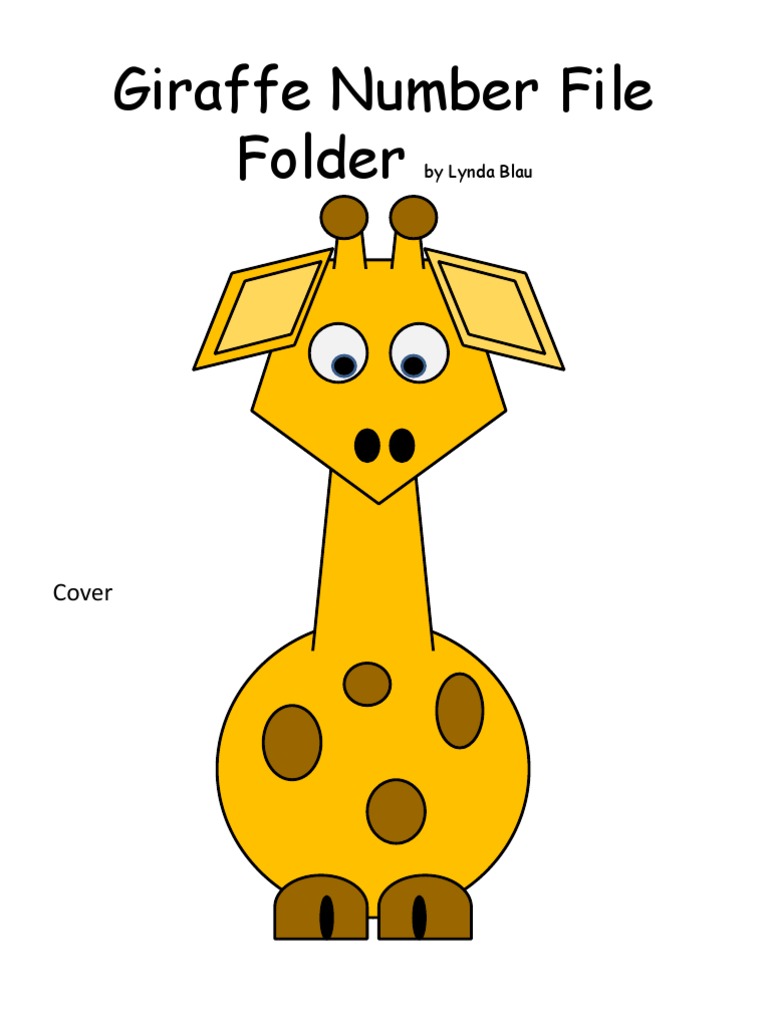 Giraffe File Folder Numbers | PDF