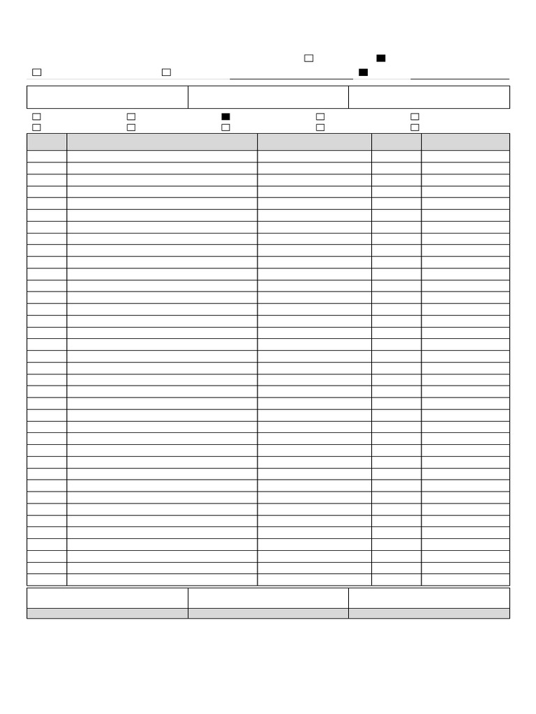 Attendance Form For Re Echo | PDF