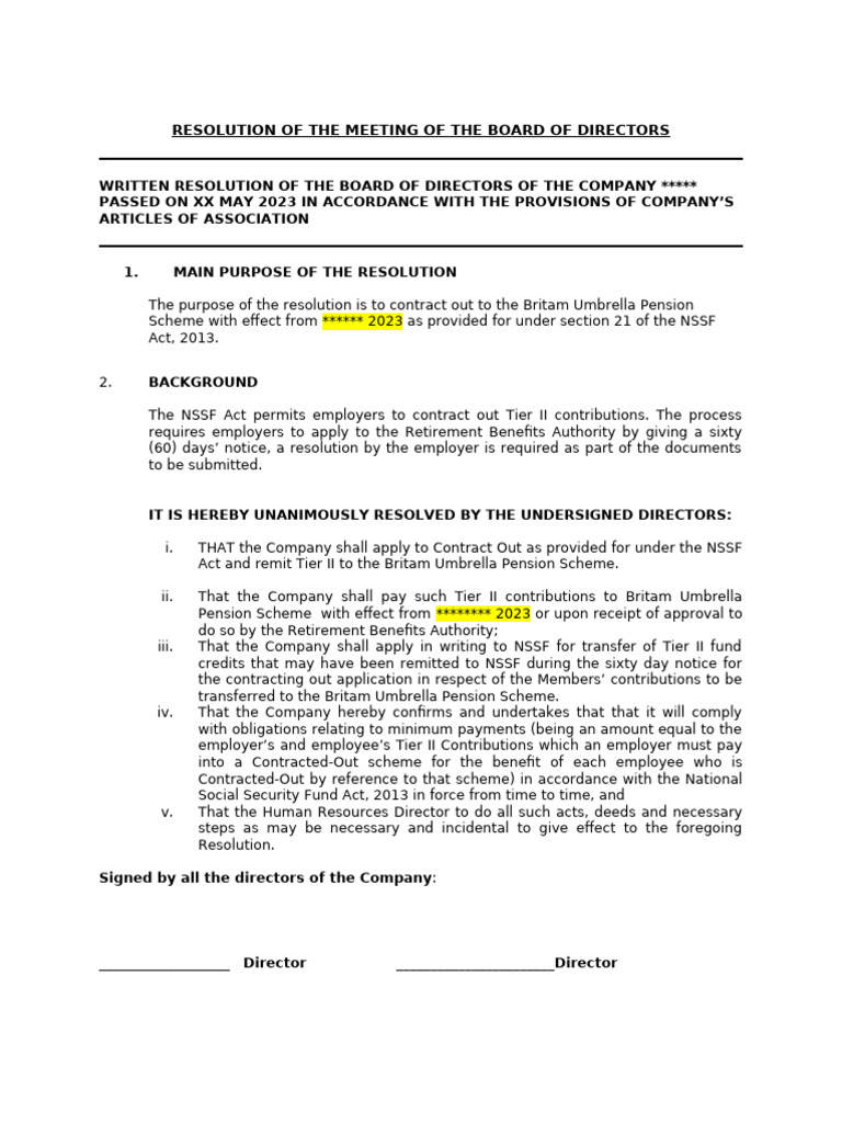 Employer Resolution Contracting Out Umbrella Pension- sample (5) (1) (1) (3) (1) (1) (1) (2) (1 ...