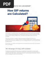 SIP & SWP_Calculator_Template (2) | PDF