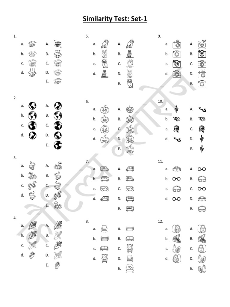 Similarity Test-1 | PDF