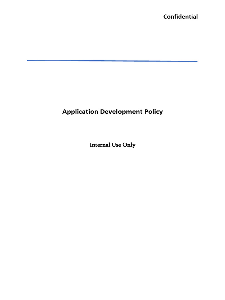 Security Development Lifecycle v1.0 | PDF | Software Development | Software