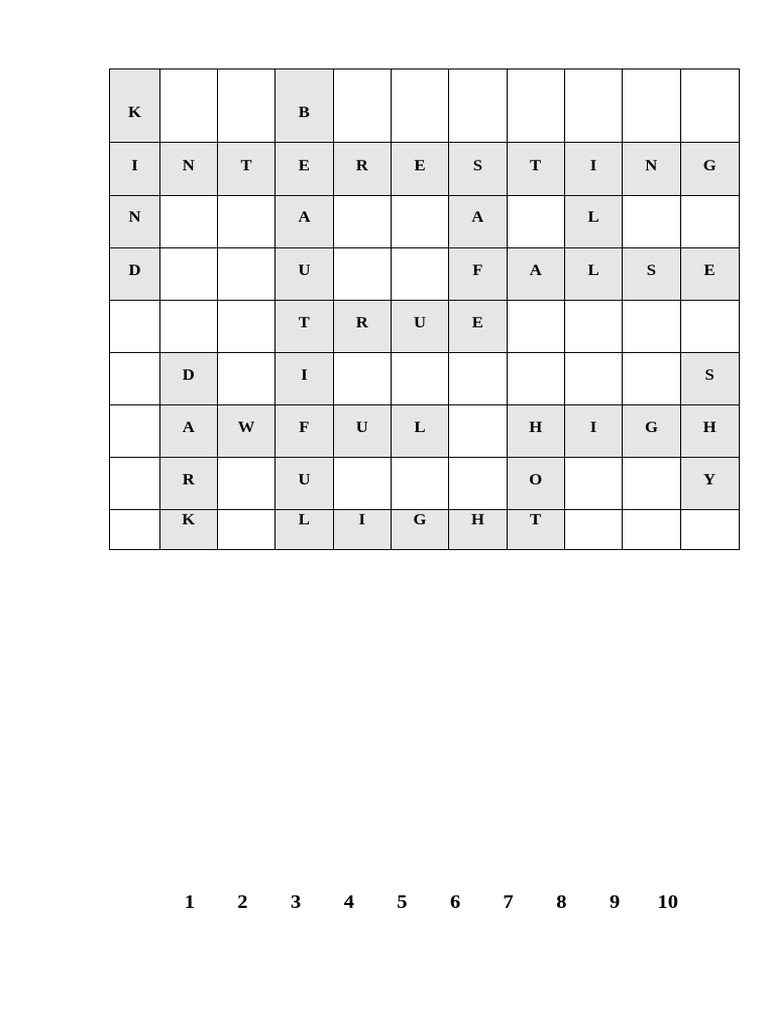 Answer Mini Game | PDF