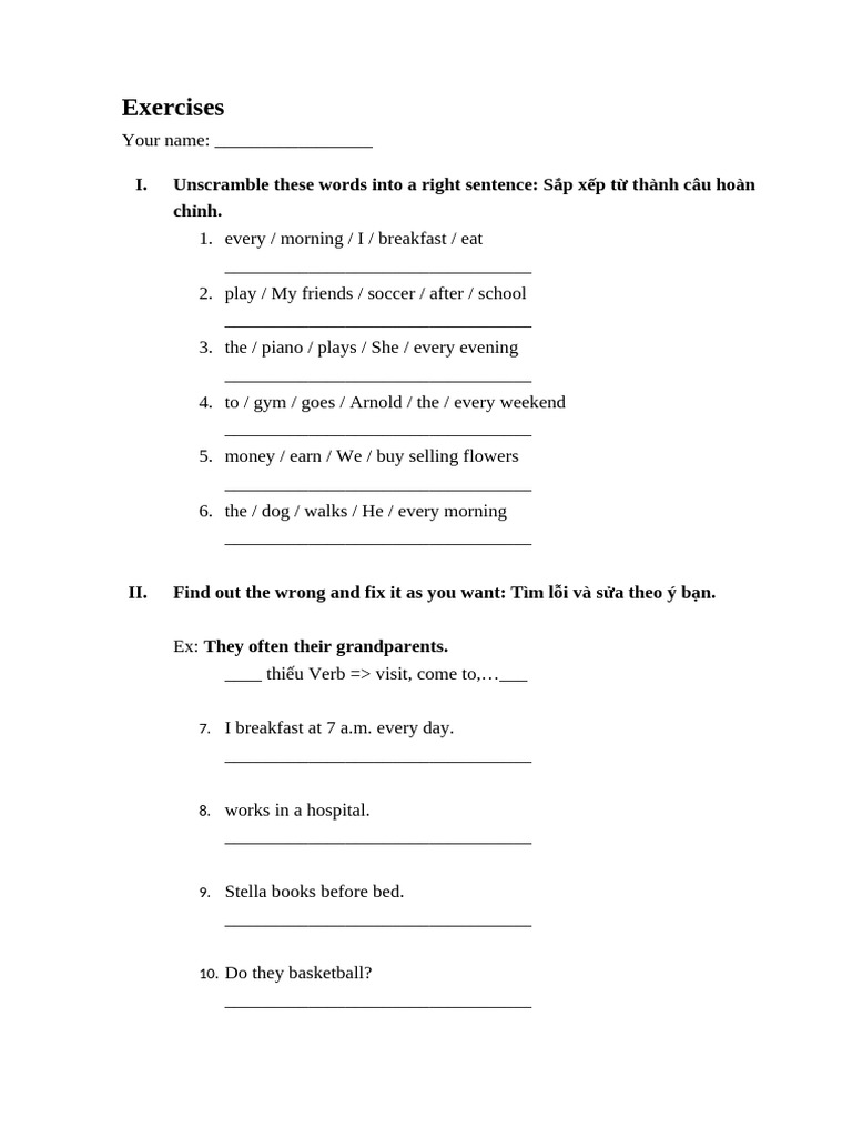 Sentence Part 1 | PDF