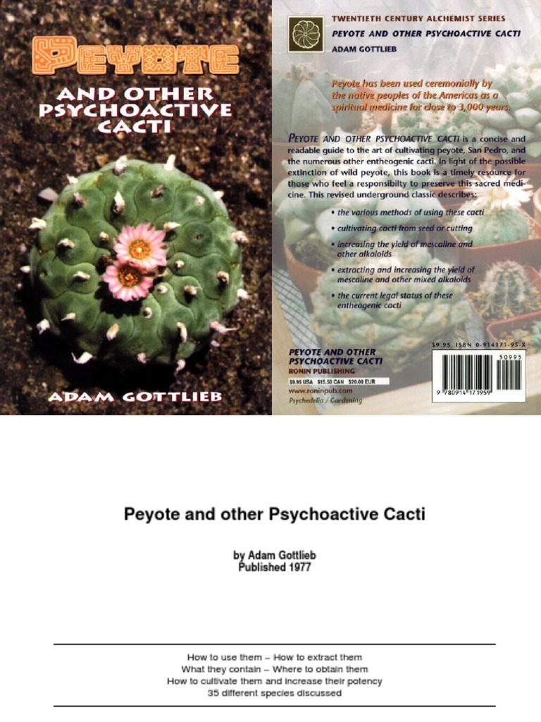 Peyote and Other Psychoactive Cacti | PDF | Filtration | Nature