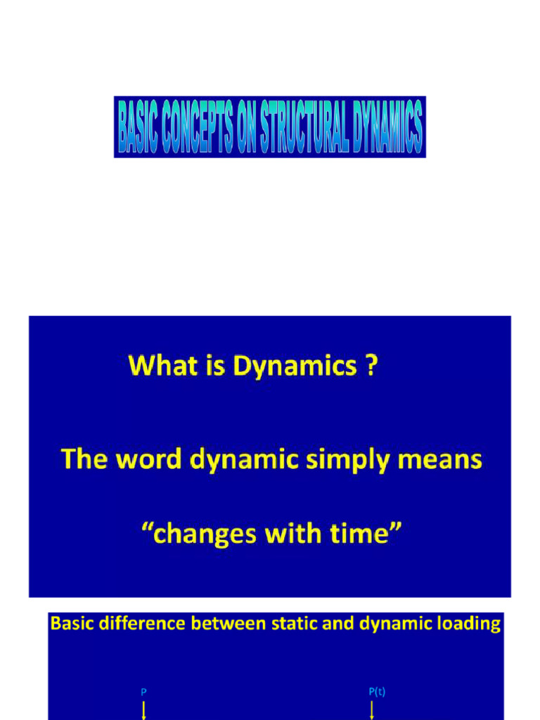 Unit-2 Structural Dynamics | PDF