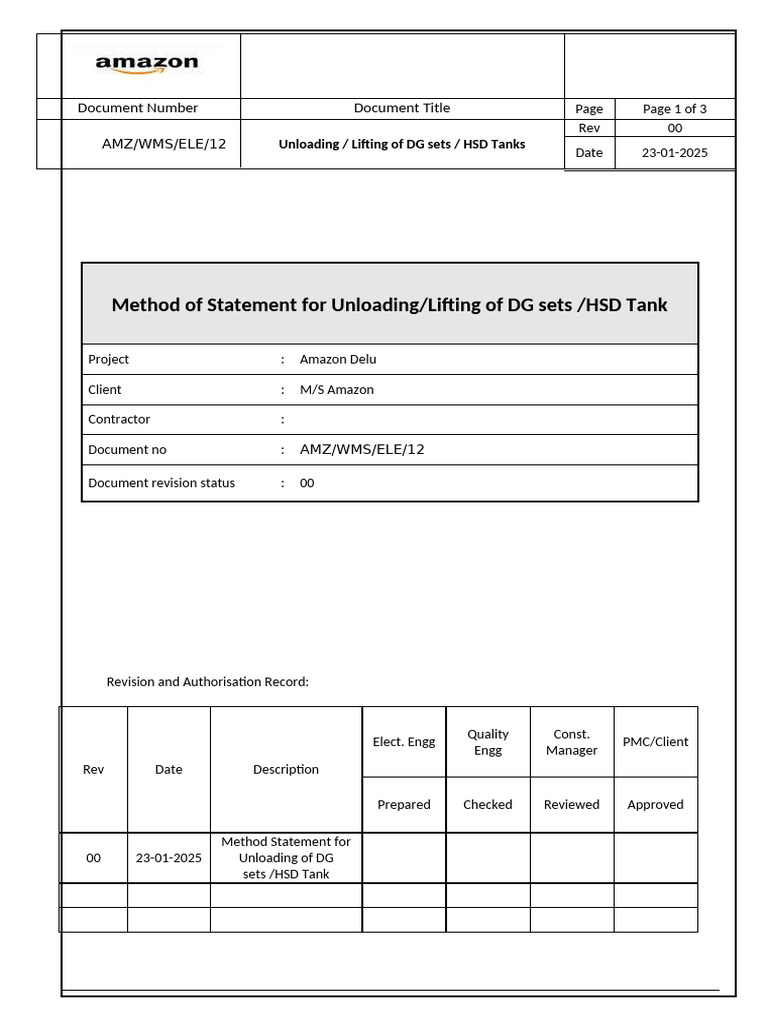12-MOS DG Loading & Unloading | PDF | Crane (Machine) | Safety