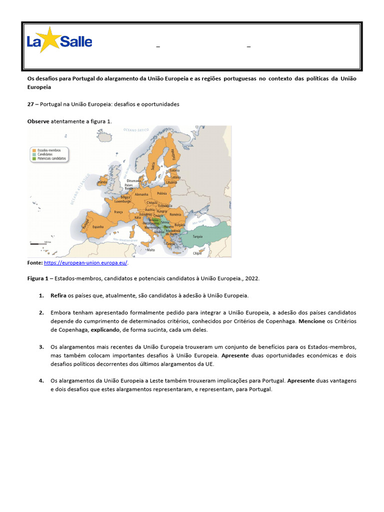 Desafios e Oportunidades do Alargamento da UE | PDF