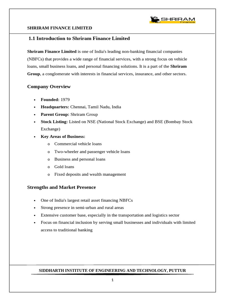 MBA project | PDF | Non Bank Financial Institution | Debt