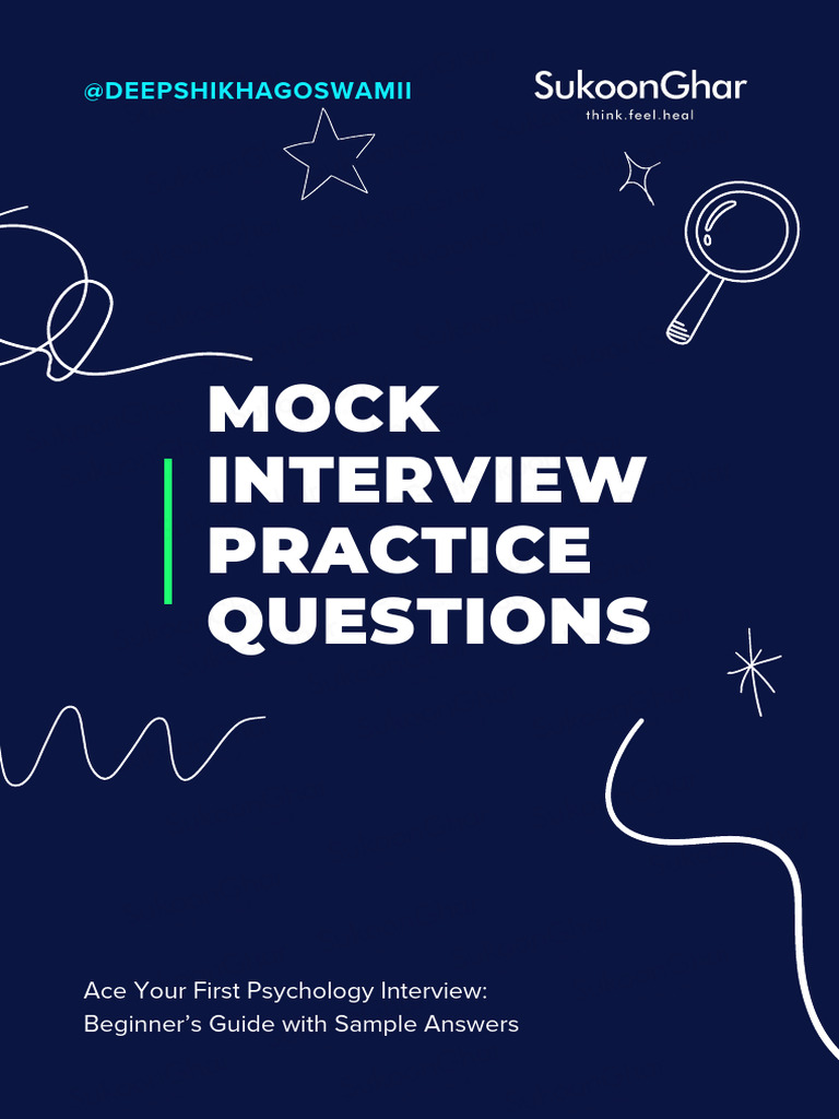 Mock Interview Practice Ques | PDF | Psychology | Quantitative Research