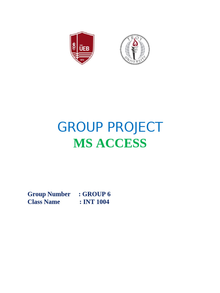 Group 6 - Project Report 1 2 1 | PDF | Databases | Usability