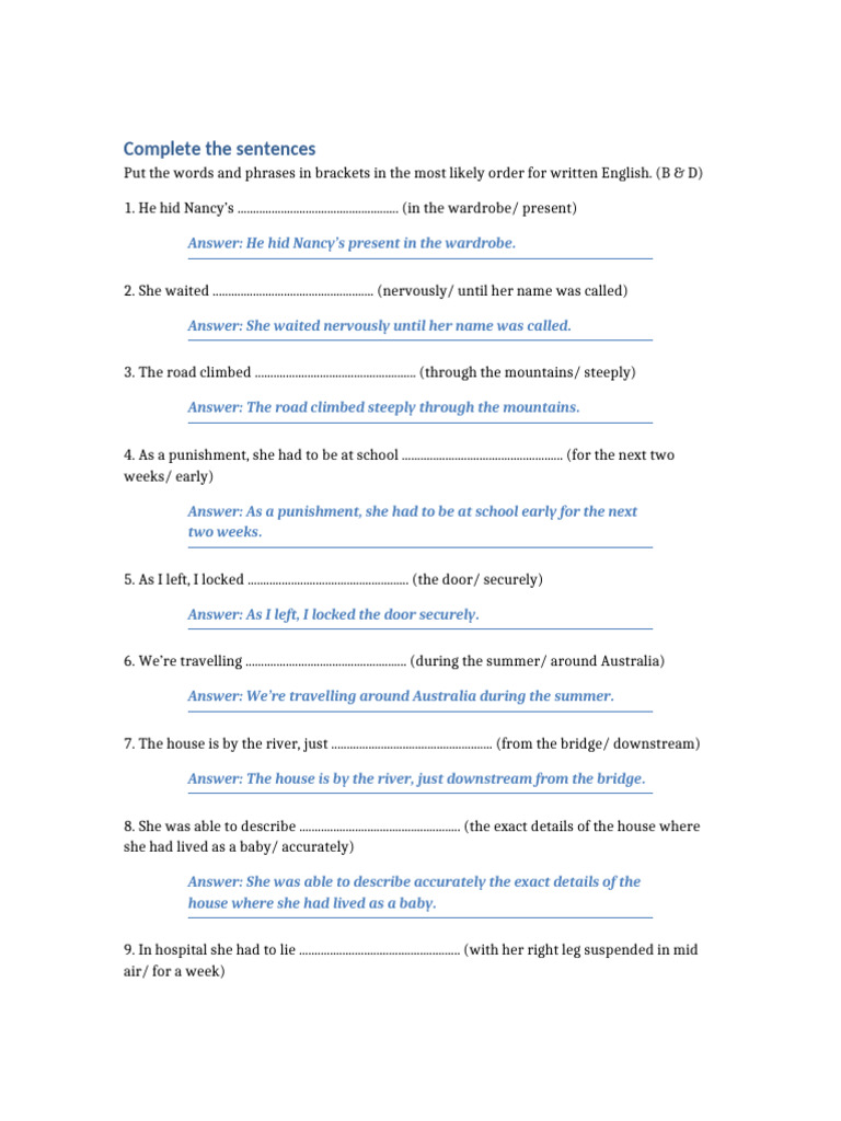 Complete_the_sentences_with_answers | PDF