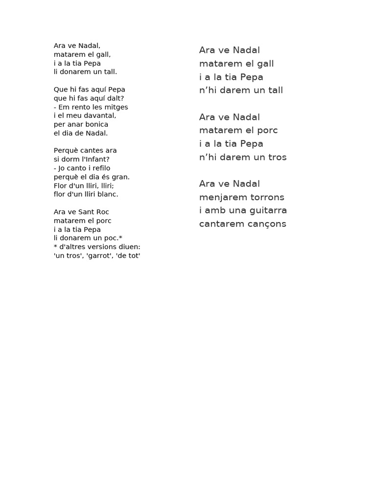 Ara Ve Nadal-Caga Tio | PDF