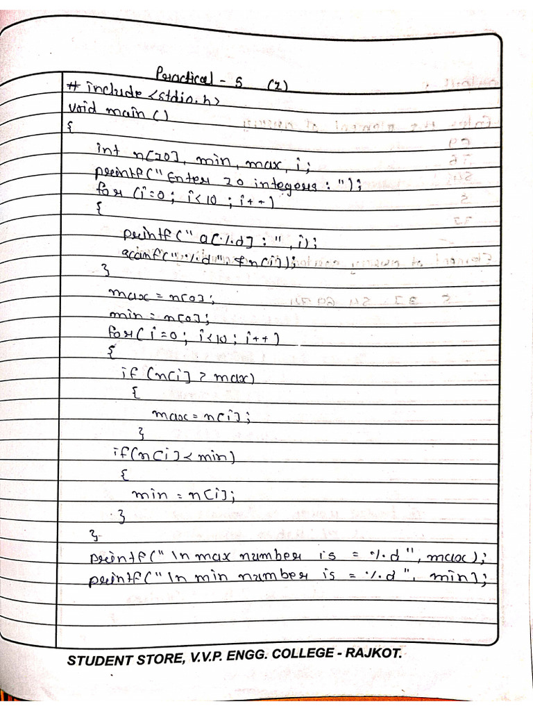 PPS Practical 5 | PDF
