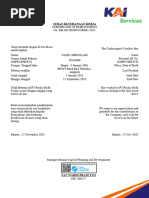 Contoh Template Surat Paklaring | PDF