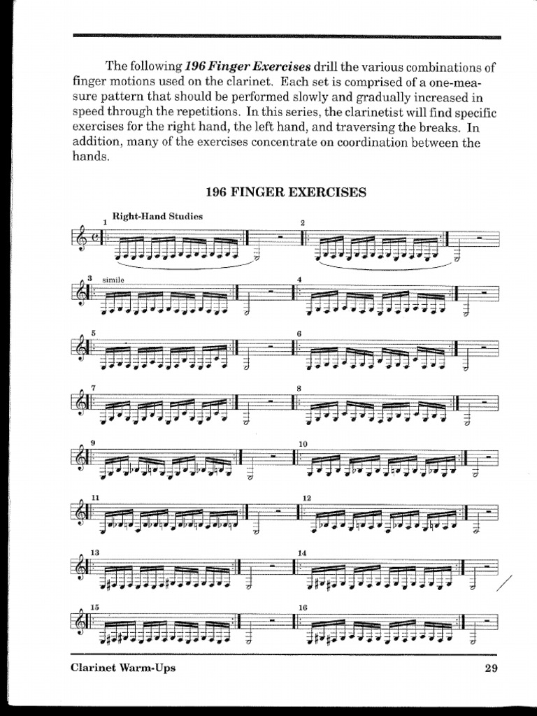 Burke Finger Exercises | PDF