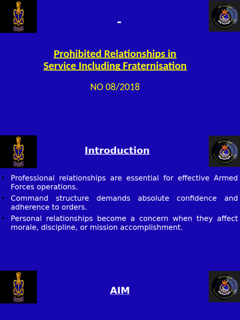 Prohibited Relationships in the Navy | PDF | Disciplines | Social ...