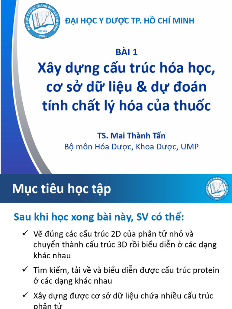 Xay Dung Cau Truc Va Du Doan ADME | PDF