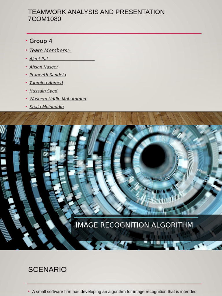 Team 4 Image Recognition Algorithm Poster Presentation | PDF | Privacy ...