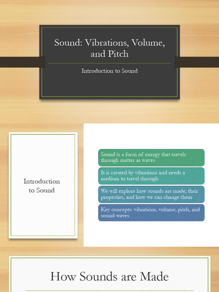 Sound--Vibrations--Volume--and-Pitch (1) | PDF | Sound | String Instruments