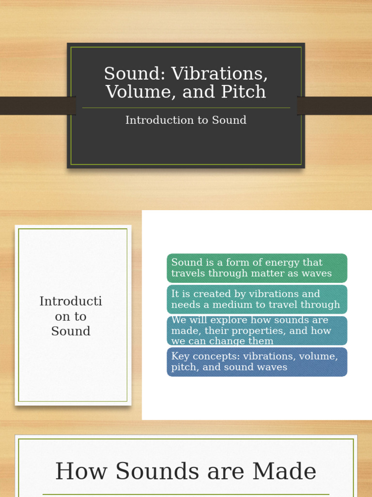 Sound Vibrations Volume and Pitch | PDF | String Instruments | Sound