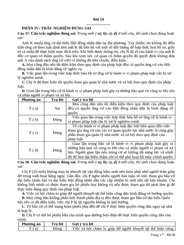 Ôn THi KTPL L P 11 - 2025 | PDF