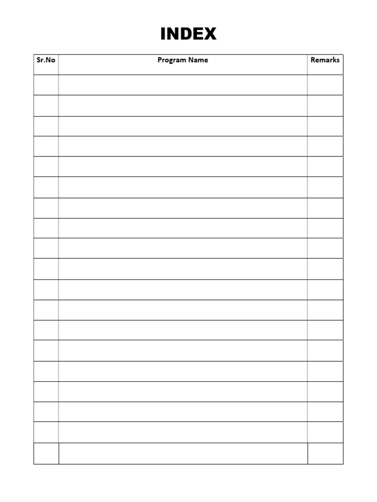 Program Index | PDF