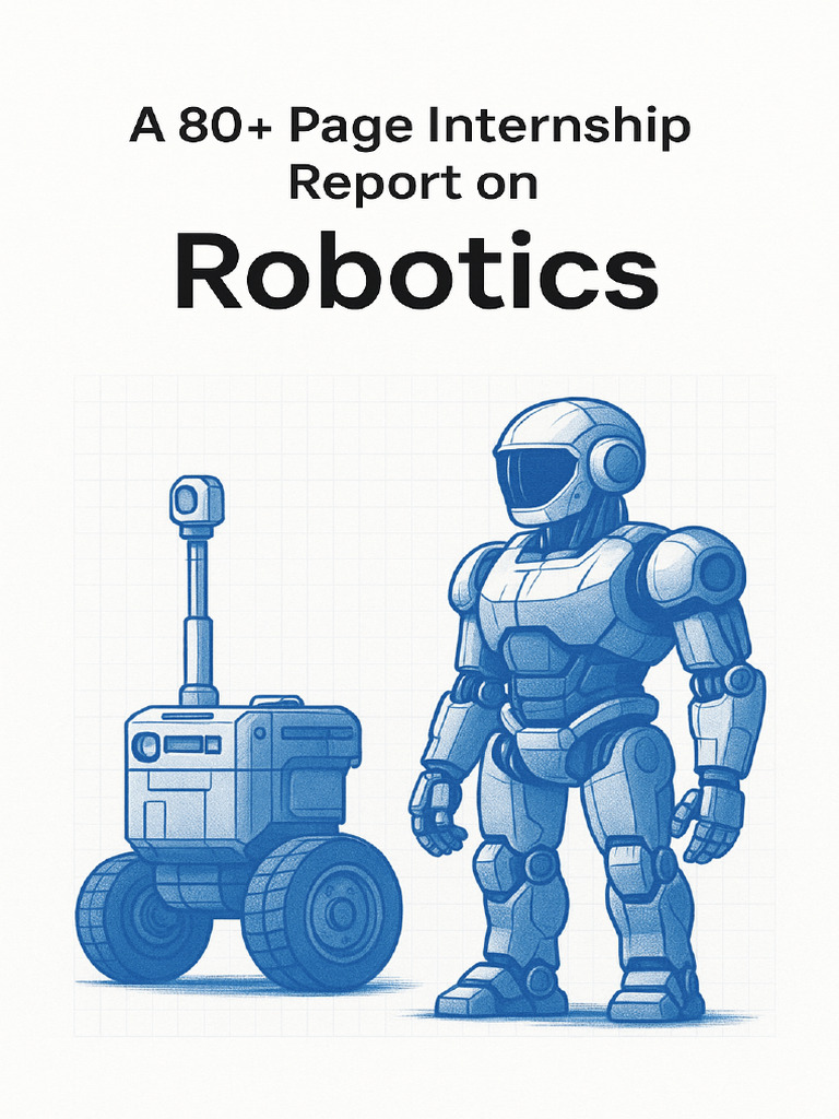 Final 100 Page Robotics Report With AI Images | PDF | Robotics ...