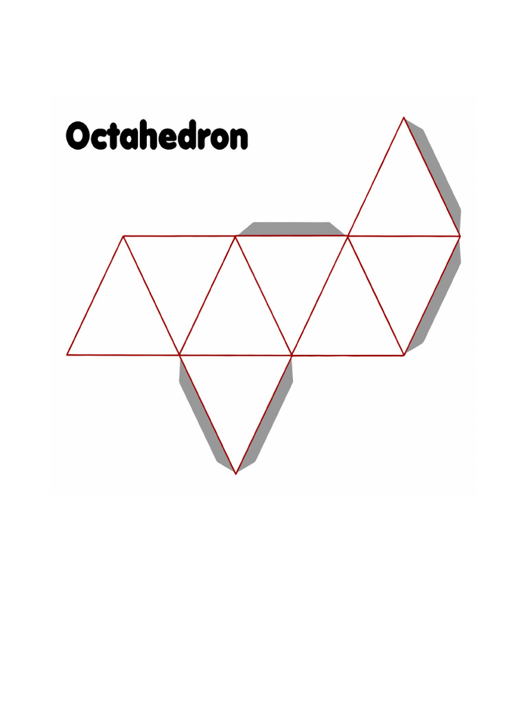 Printable 3d Shapes Cut Out Template 152359.Png | PDF