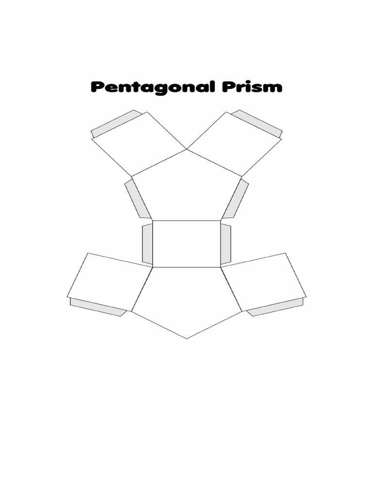 Printable 3d Shapes Cut Out Template 152351.Png | PDF