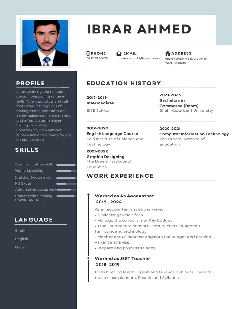 Modern Professional Designer Resume .PDF 2 | PDF