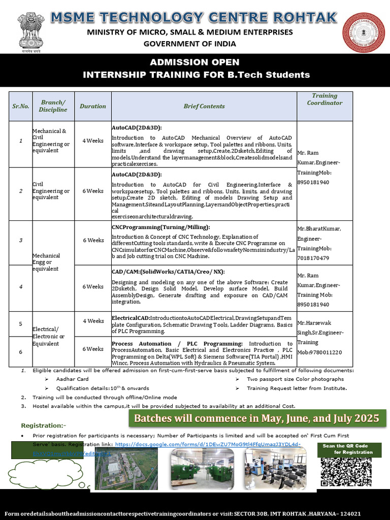 Summer Internship at MSME | PDF | Computing