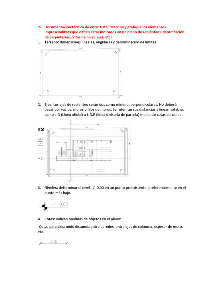 Documentacion de Replanteo | PDF