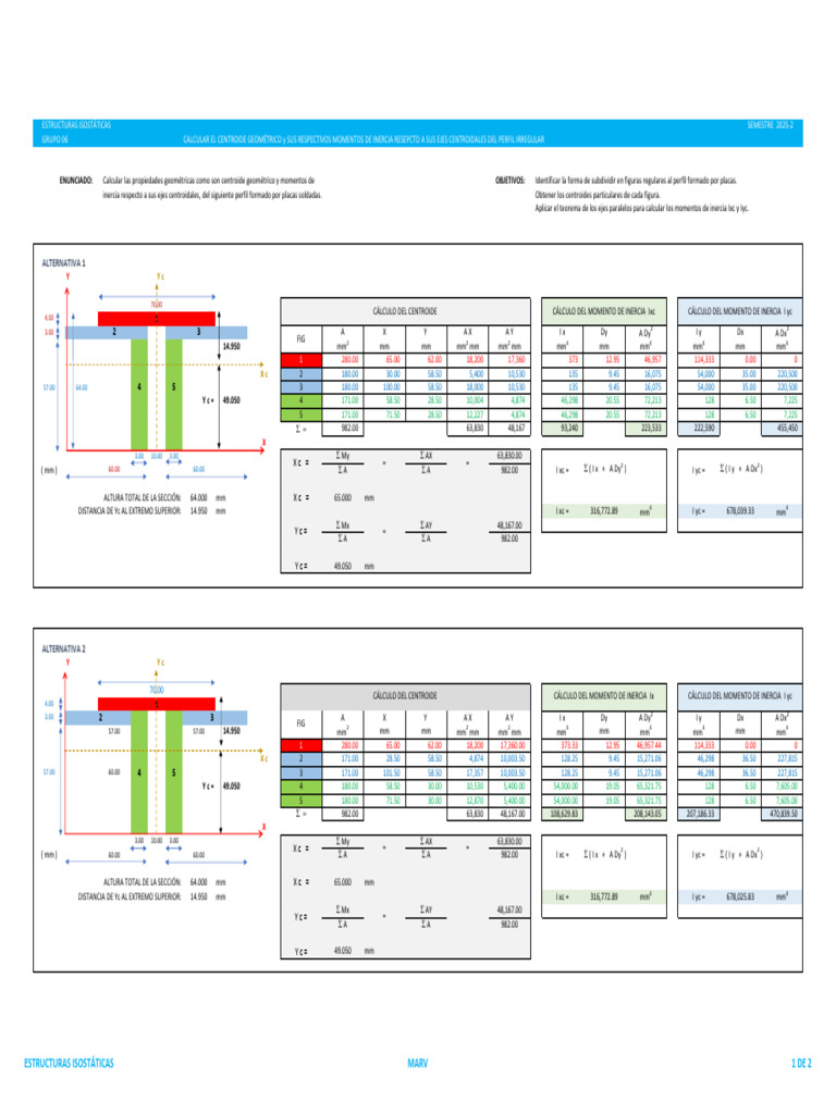 252 Est Isost Gpo 06 Ejercicio Clase 3 Alternativas | PDF | Movimiento (física)