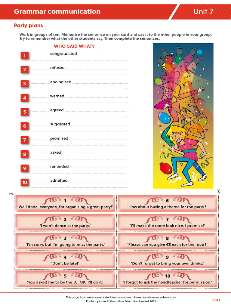 B2 U7 Grammar Communication | PDF