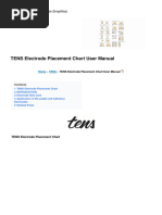 Electrode Placement For Electric Stimulation Charts | PDF