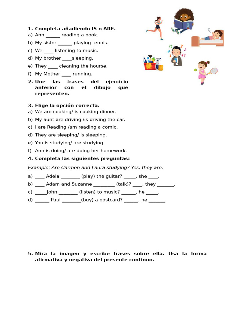 Present Continous | PDF