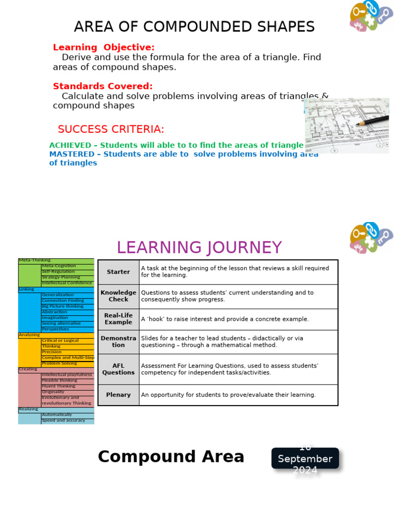 Area of Triangles and Compound Shapes | PDF | Area | Shape