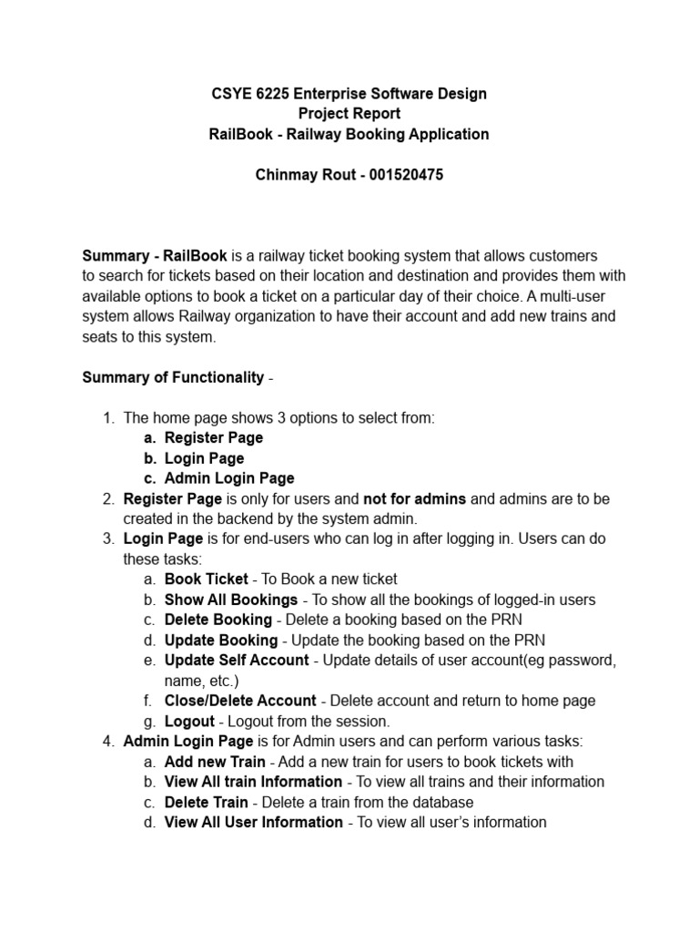 Project Report - Chinmay Rout | PDF | Login | Computing