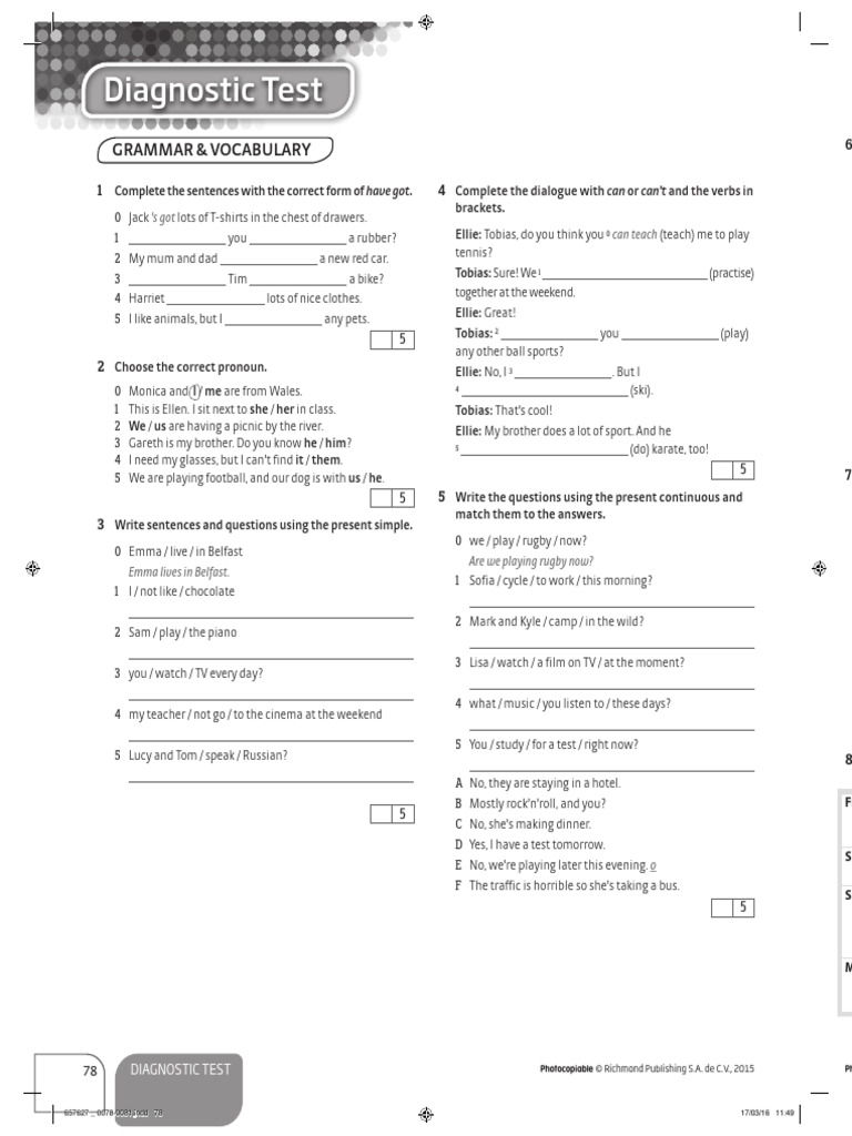 Achiever - A2 - Teacher's Resource - Book - P78-81 | PDF