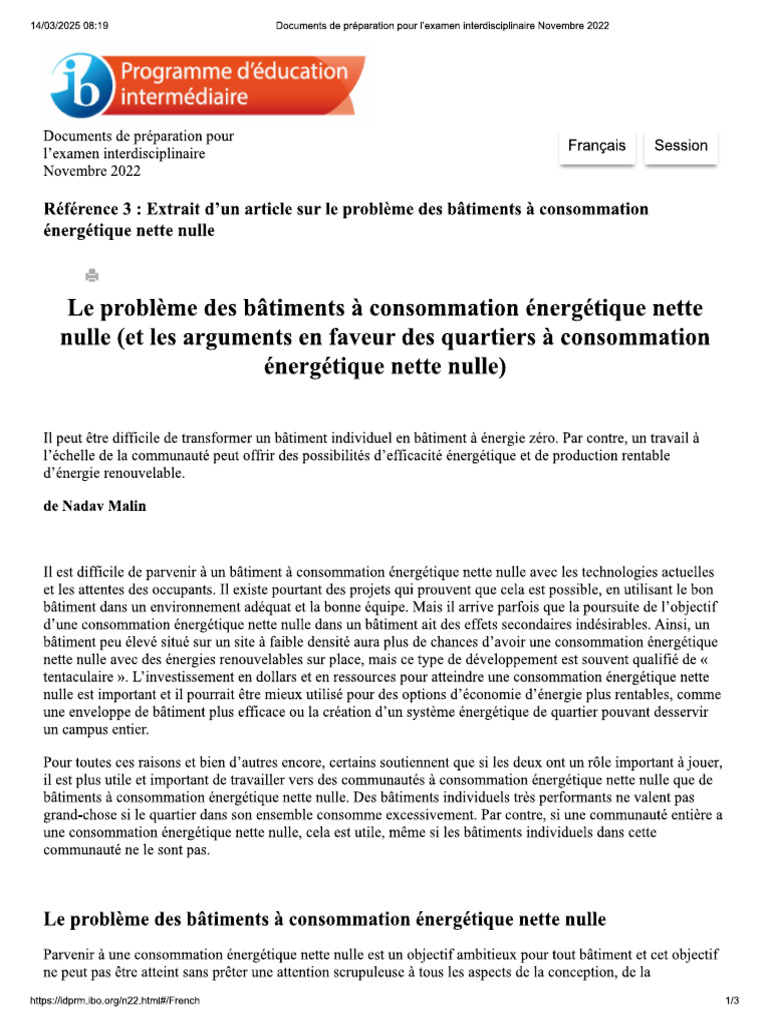 Interdisciplinaire SI Ressource 2 | PDF