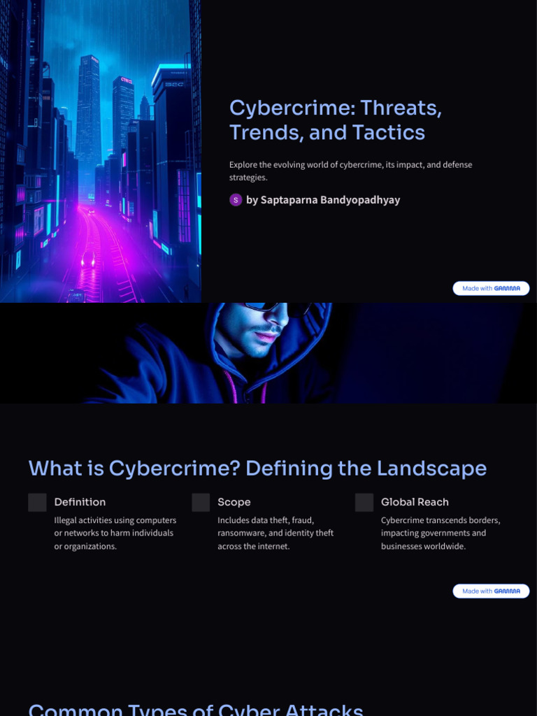 Cybercrime Threats Trends and Tactics | PDF | Cybercrime | Malware