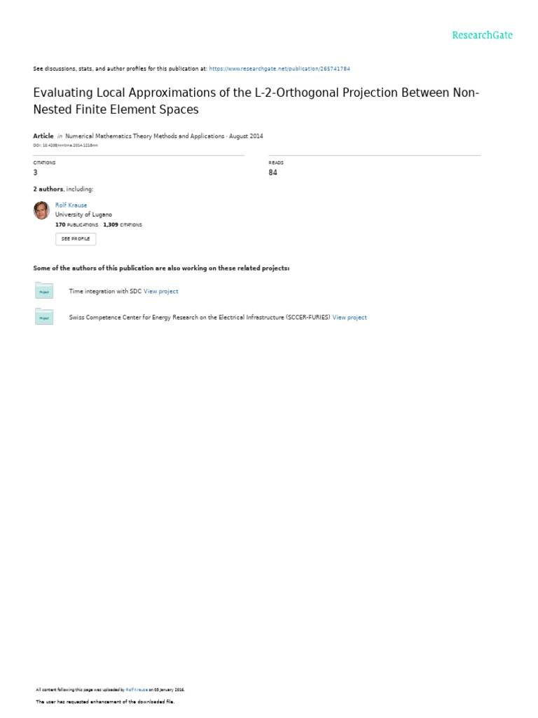 Evaluating_Local_Approximations_of_the_L-2-Orthogo (1) | PDF | Finite Element Method | Matrix ...