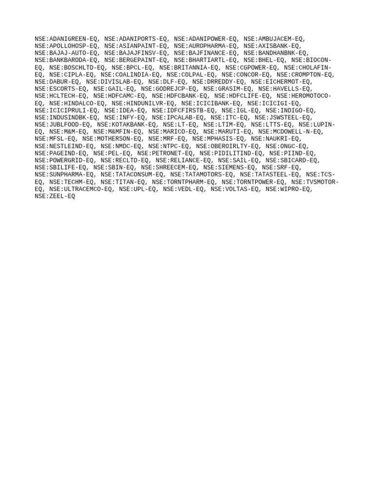 BSE Sensex | PDF