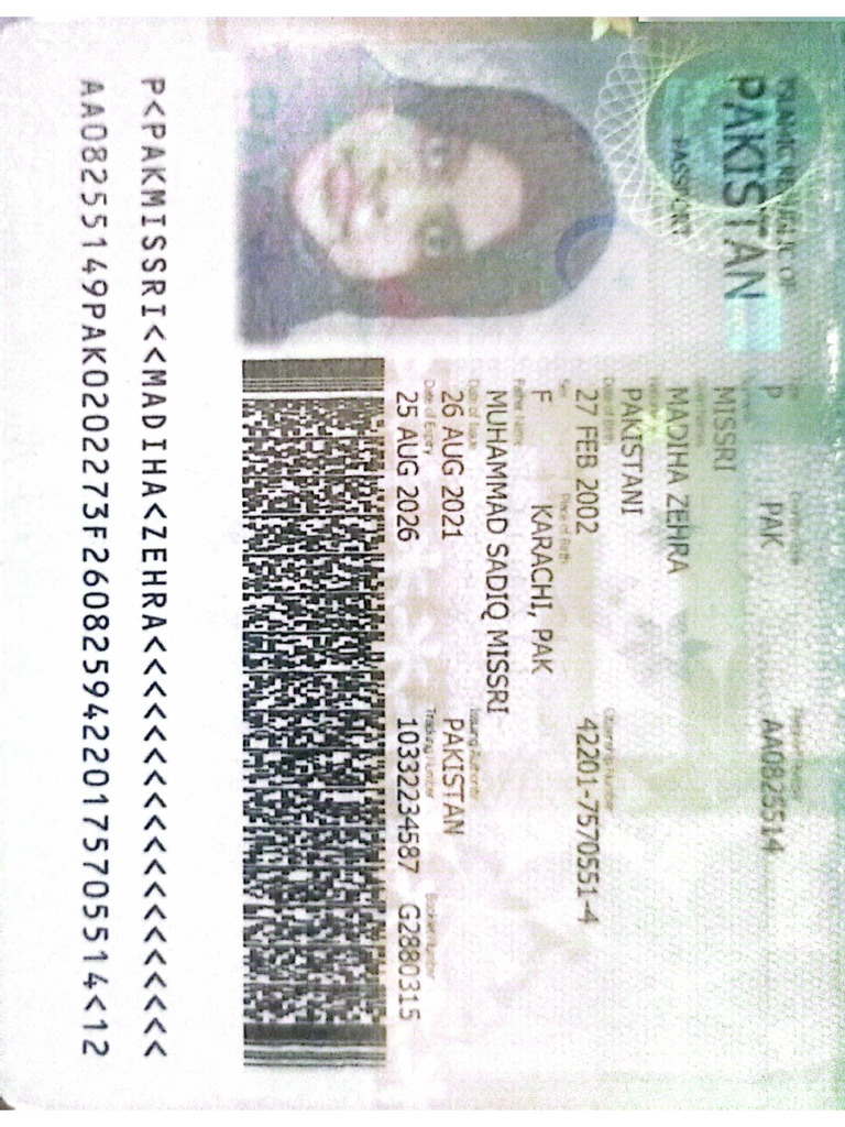 Scaned Passport | PDF