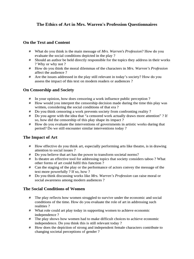 The Ethics of Art in Mrs | PDF | Social Psychology | Behavioural Sciences